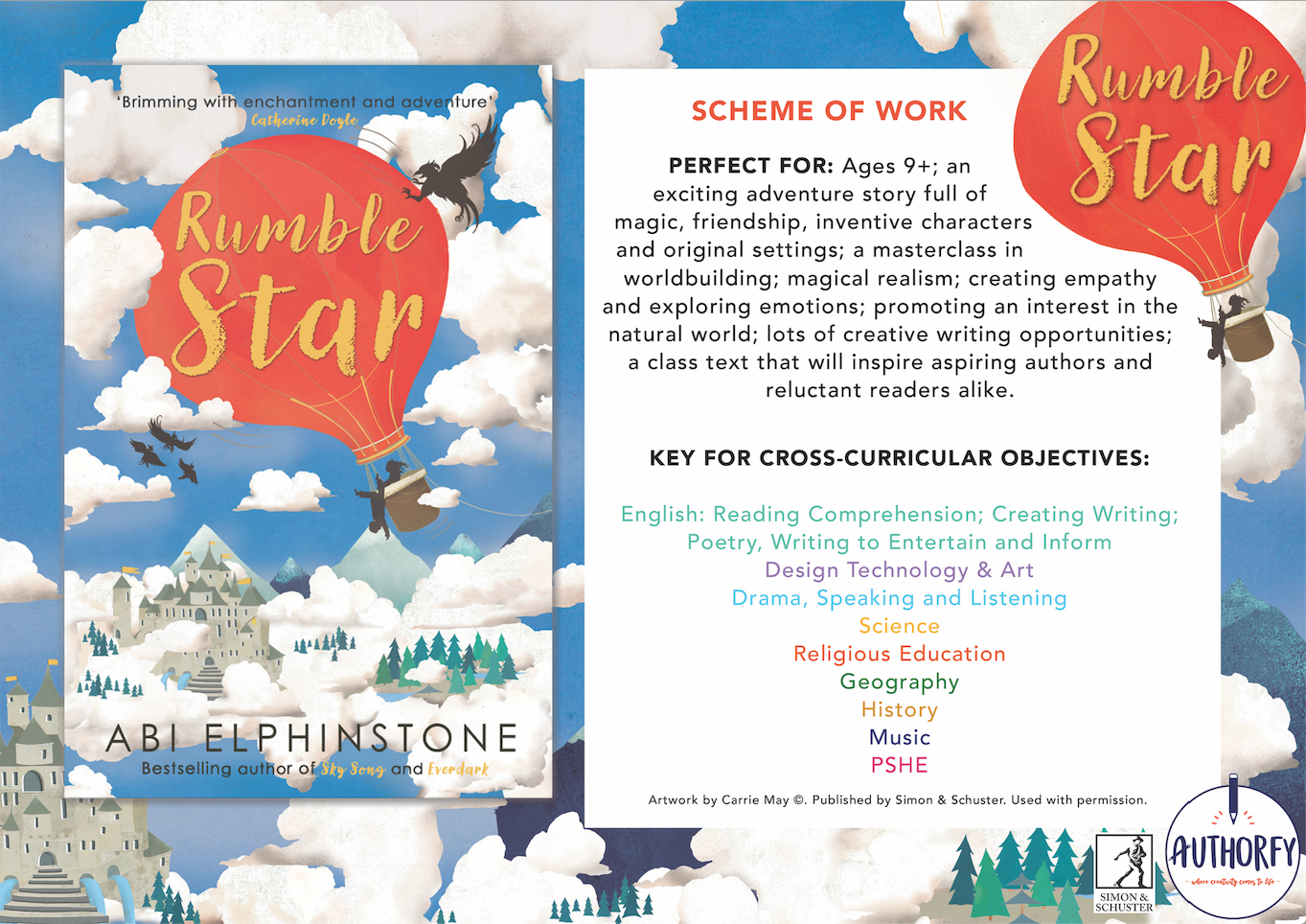 Rumblestar Scheme of Work Cover Page - authorfy